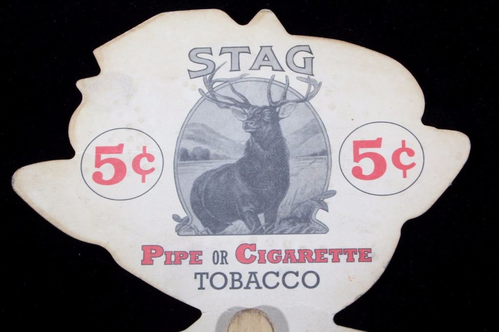 Stag Tobacco Tin & Smoking Sambo Advertisement