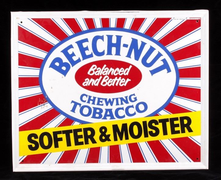 Beech-Nut Chewing Tobacco Tin Sign
