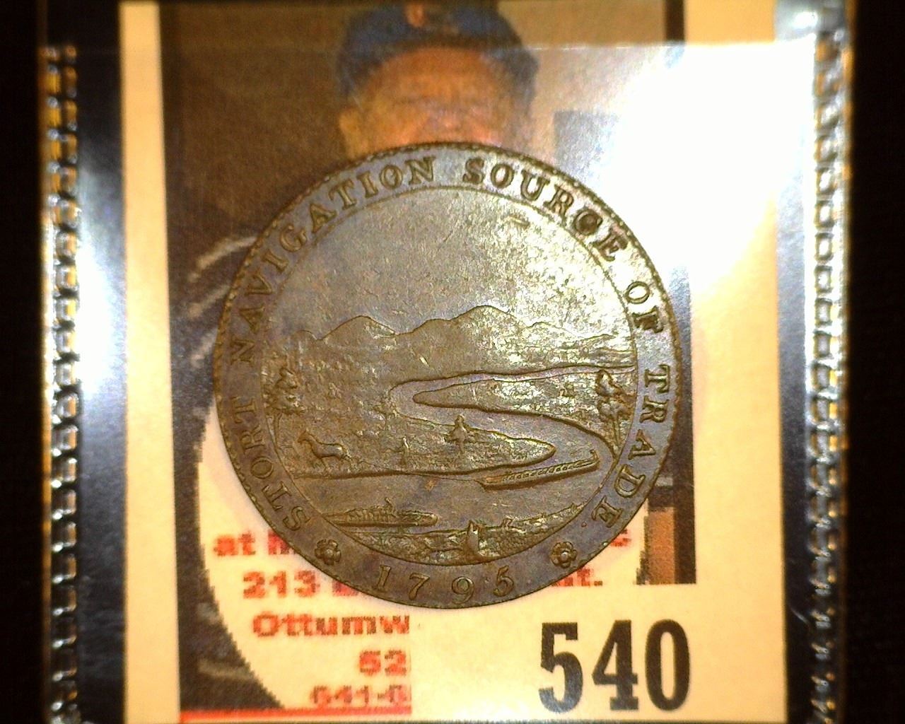 1795 "Stort Navigation Source of Trade", "Sir George Jackson Bar; Sole ...