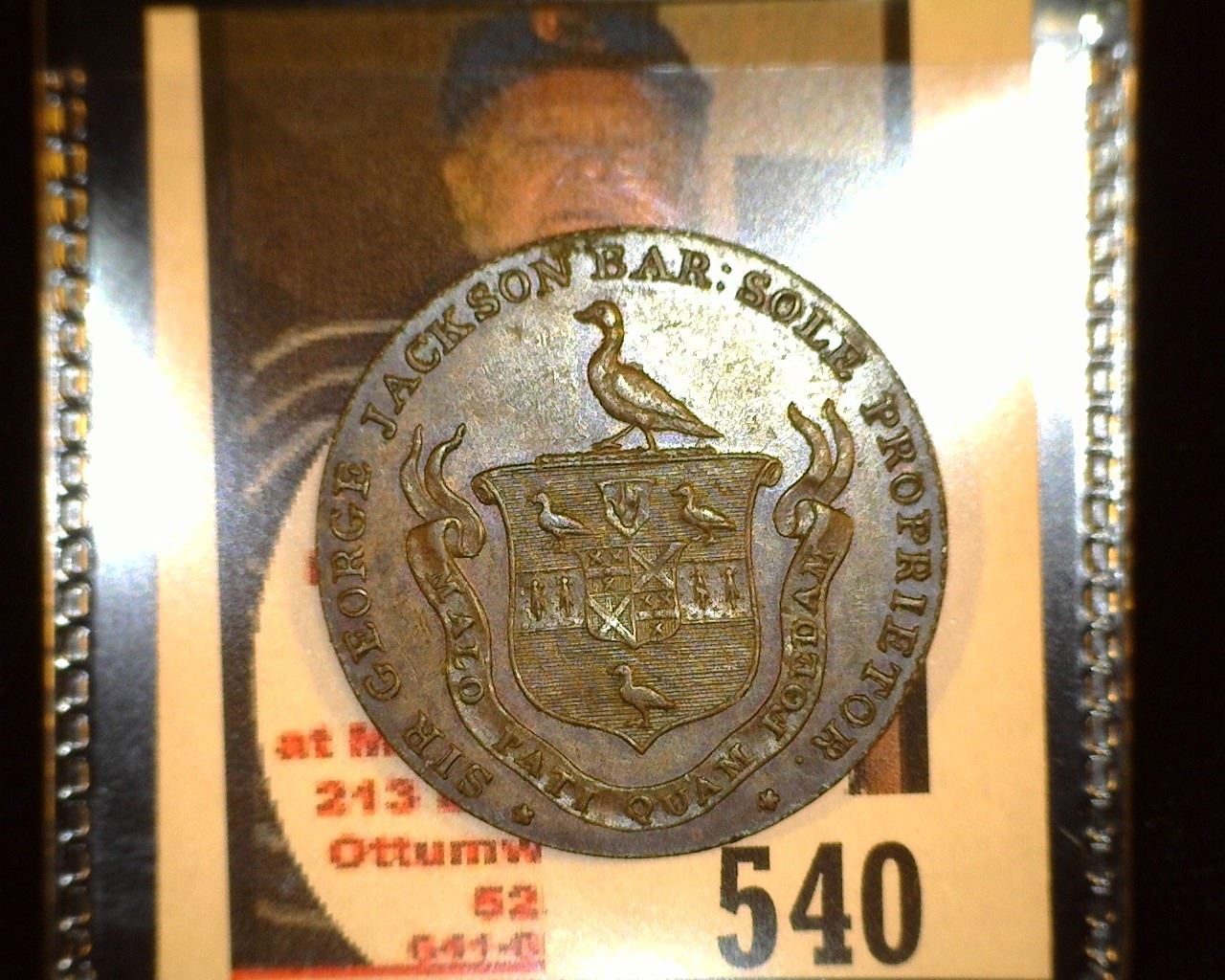 1795 "Stort Navigation Source of Trade", "Sir George Jackson Bar; Sole ...