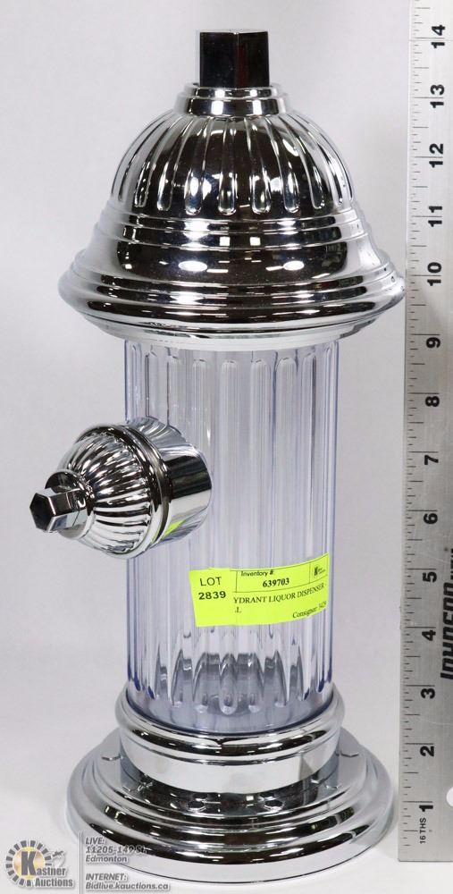 FIRE HYDRANT LIQUOR DISPENSER - 14" TALL