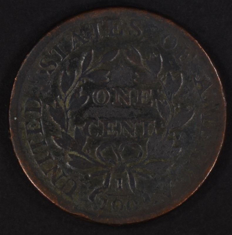 1807 LARGE CENT - VG 180 DEGREE ROTATED DIE