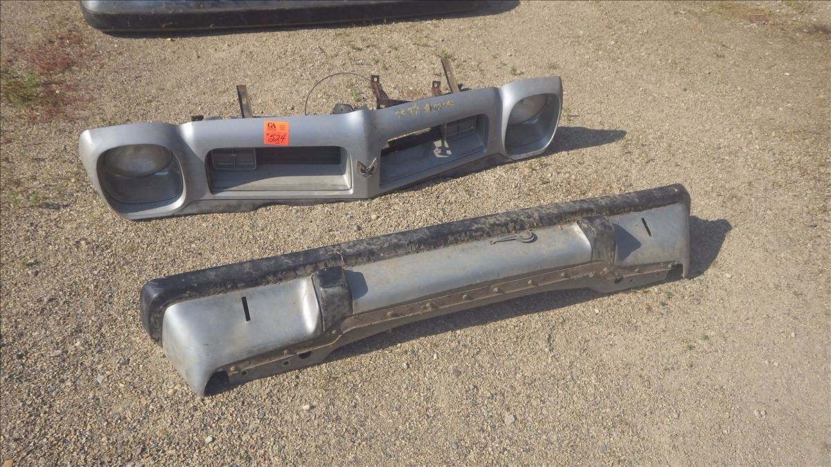 1975 TRANS-AM FRONT HEADER AND REAR BUMPER ASSEMBLY