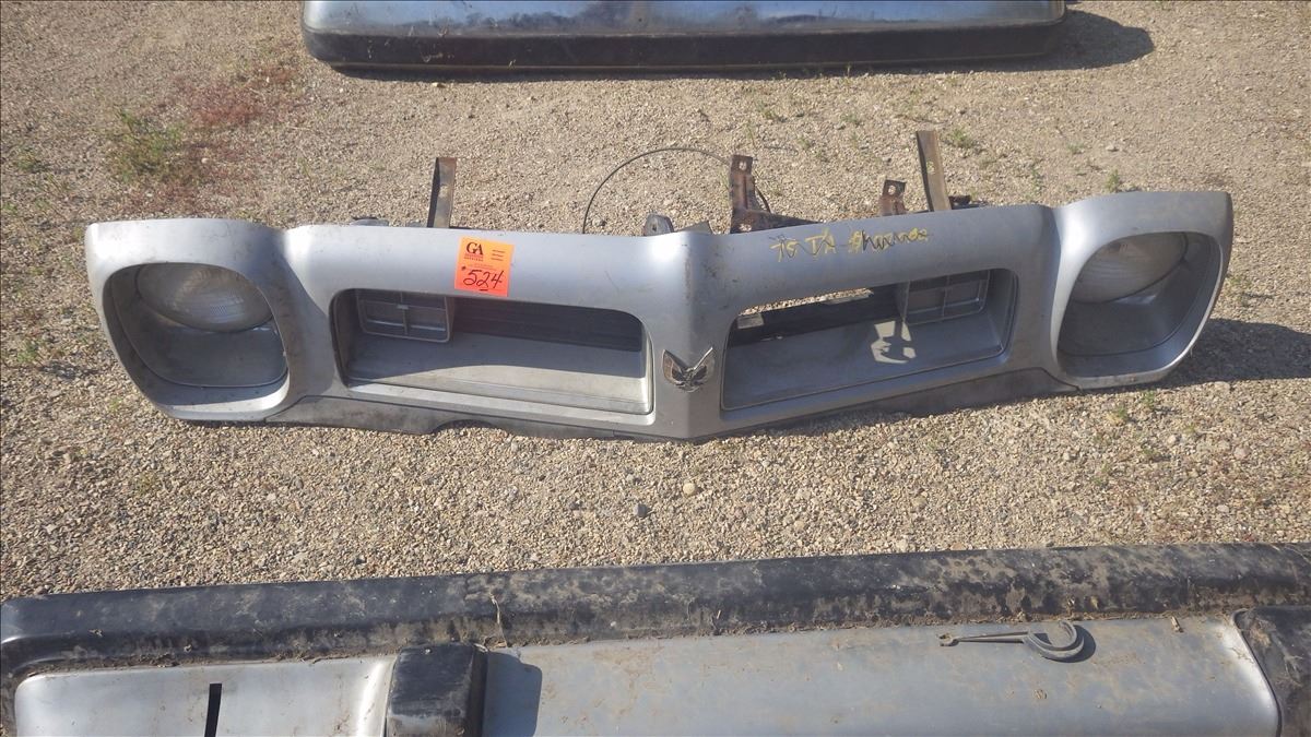 1975 TRANS-AM FRONT HEADER AND REAR BUMPER ASSEMBLY
