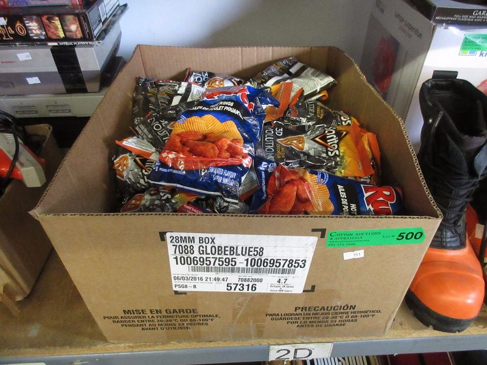 Box of Assorted Doritos & Ruffles Potato Chips