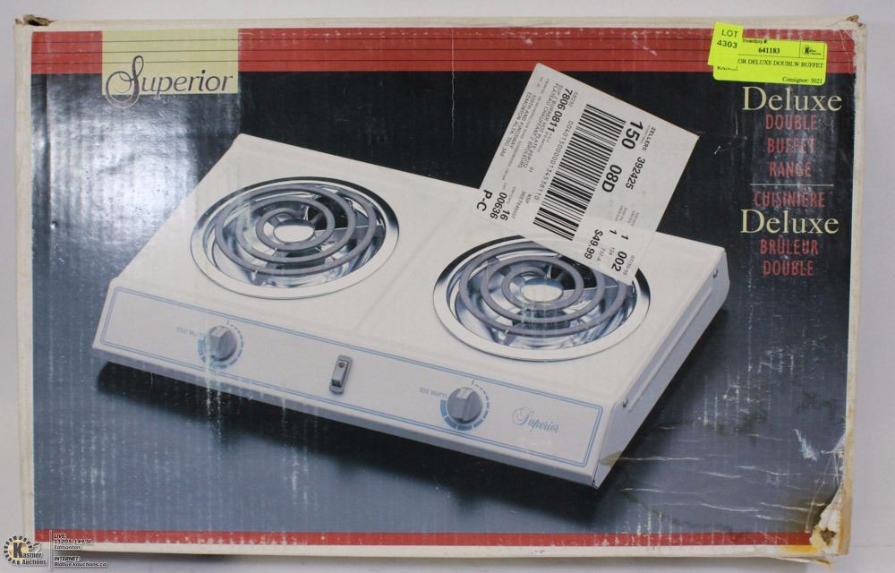 SUPERIOR DELUXE DOUBLE BUFFET RANGE