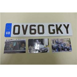 Original 007's / M's Range Rover number plate screen seen! JAMES BOND ...