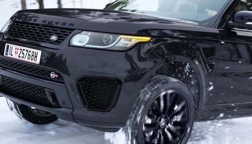 RANGE ROVER SPIKE TYRE SCREEN USED PROP - SPECTRE - JAMES BOND 007