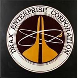 Giant Drax Enterprise Moonraker Helicopter sign - screen seen prop ...