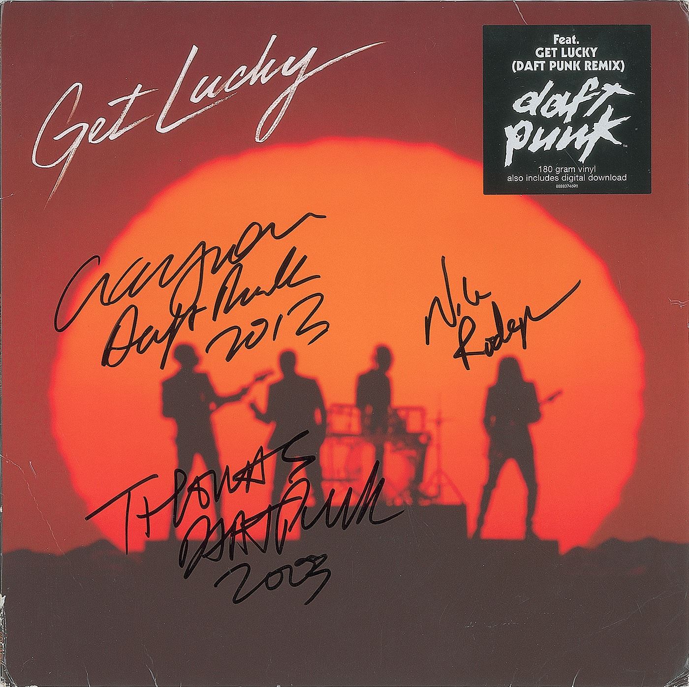 Daft Punk Signed Album