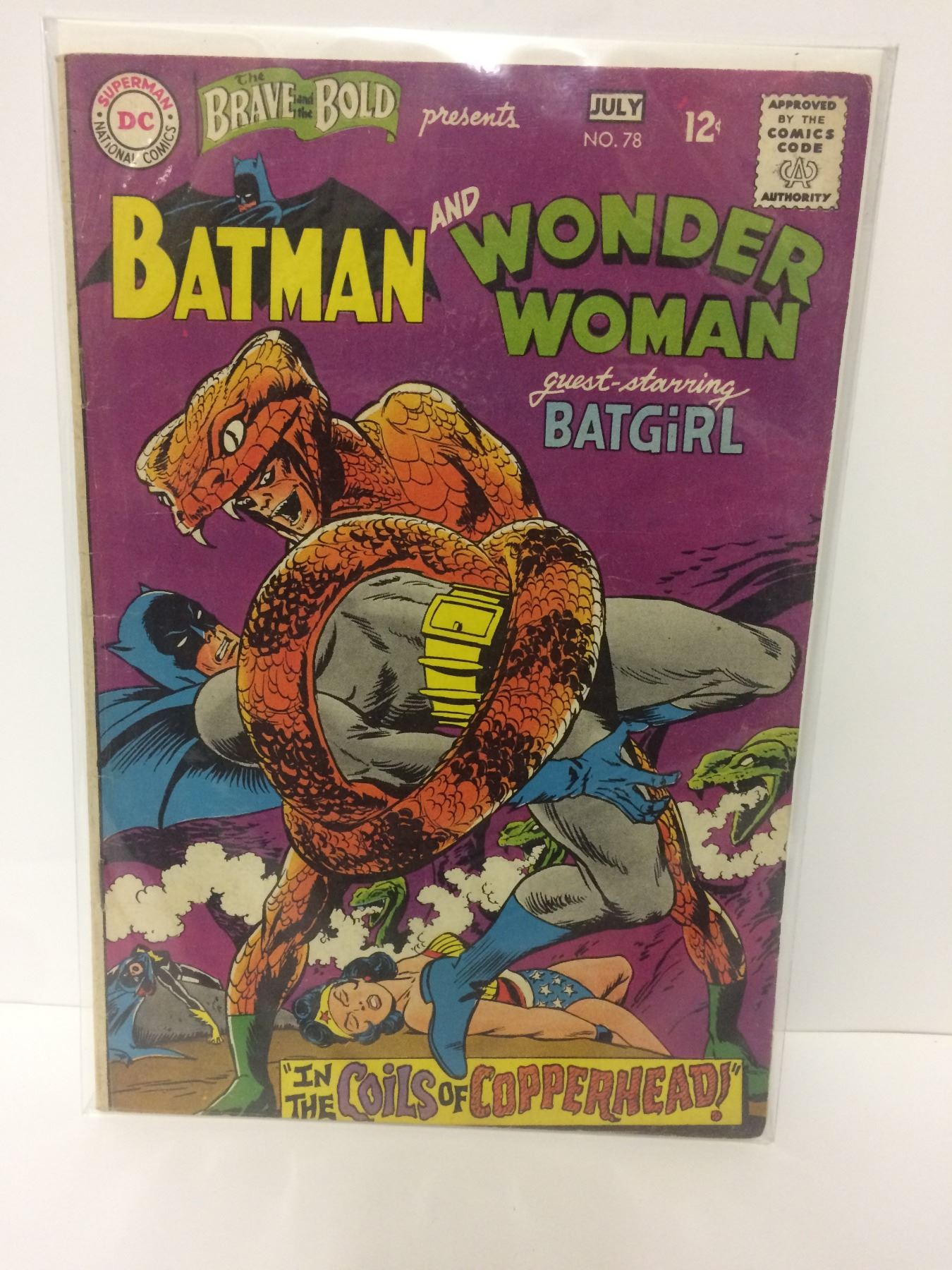 DC Comics: The Brave & the Bold #78 (1968) Batman & Wonder Woman w/ Batgirl
