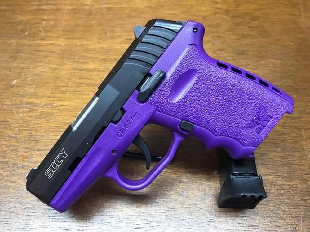 SCCY CPX-2 9mm Purple and Black 9mm with 2 Mags