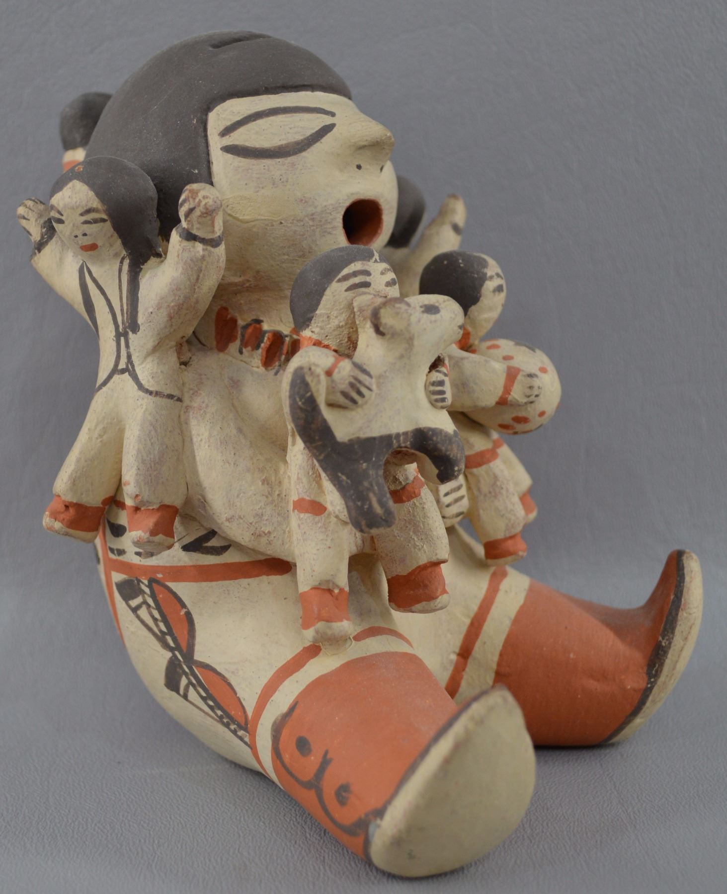 COCHITI POTTERY STORYTELLER BY D TRUJILLO