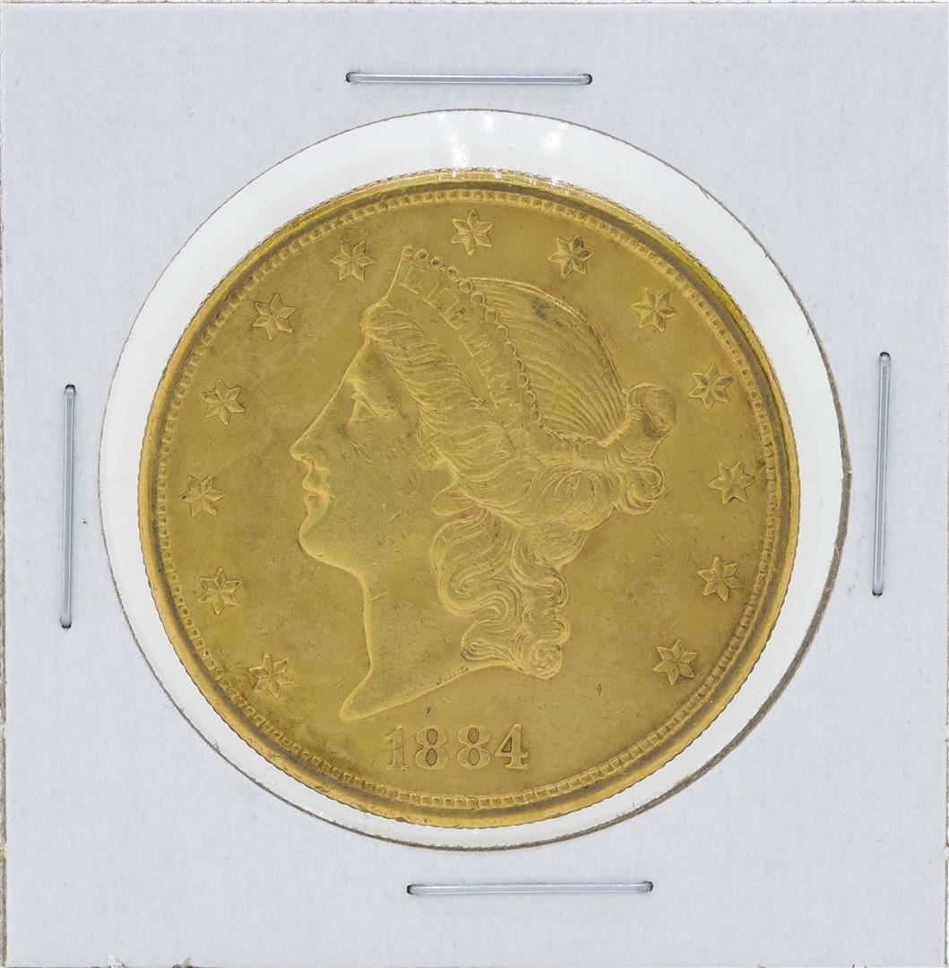1884-S $20 Liberty Head Double Eagle Gold Coin