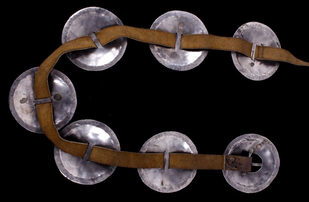 Navajo First Phase Silver Concho Belt c. 1860-1880