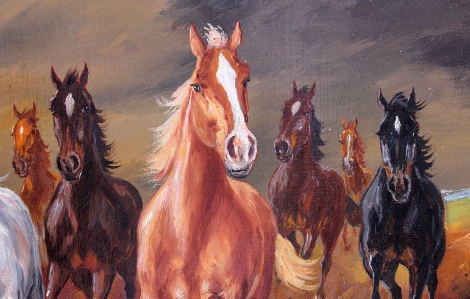 Hans Riedmann Original Oil on Canvas Painting