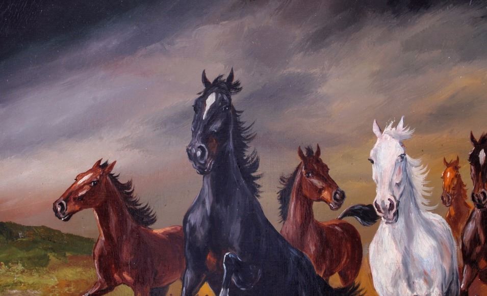 Hans Riedmann Original Oil on Canvas Painting