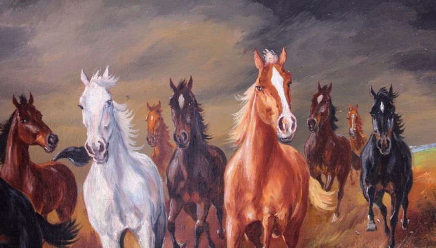 Hans Riedmann Original Oil on Canvas Painting