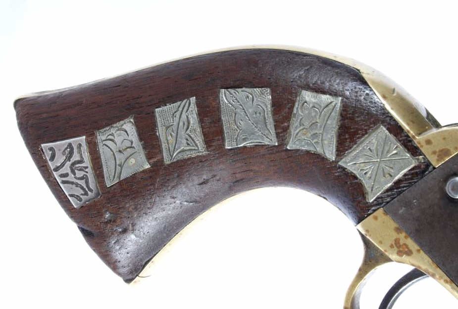 Colt 1851 Navy Blackfeet Indian Inlaid Revolver