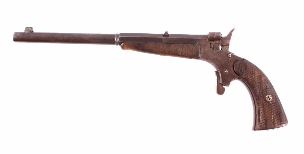 German Proofed .22 Trapdoor Parlor Pistol