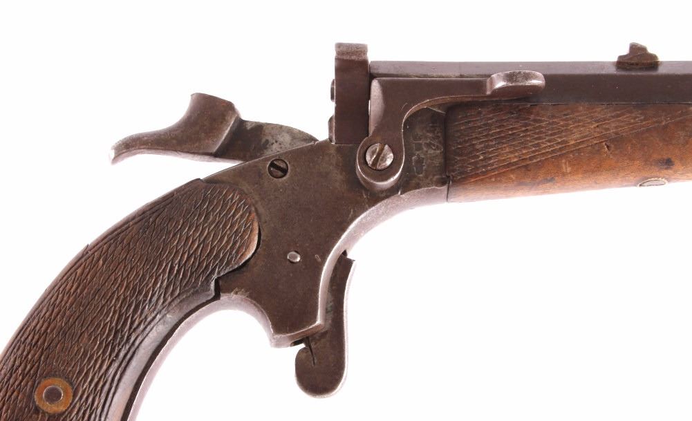 German Proofed .22 Trapdoor Parlor Pistol