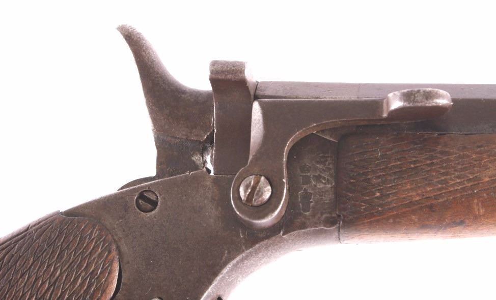 German Proofed .22 Trapdoor Parlor Pistol