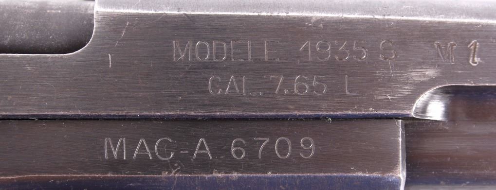 French MAC Modele 1935 S M1 7.65 Longue