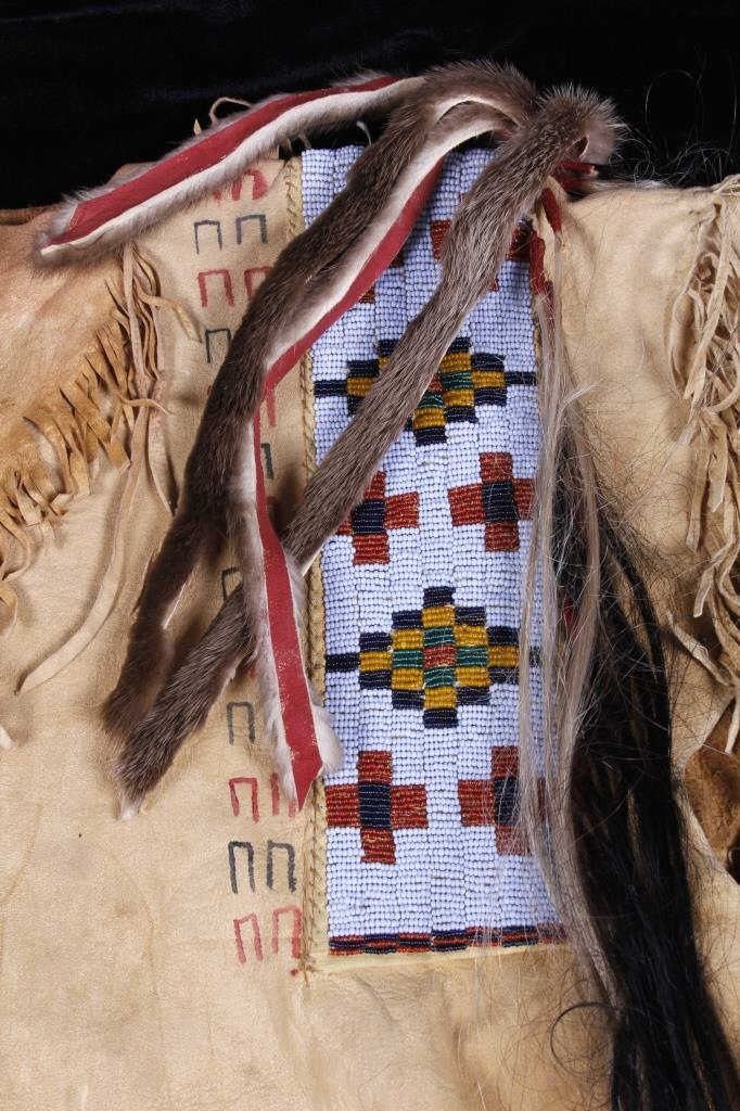 Lakota Sioux Beaded War Shirt 20th Century