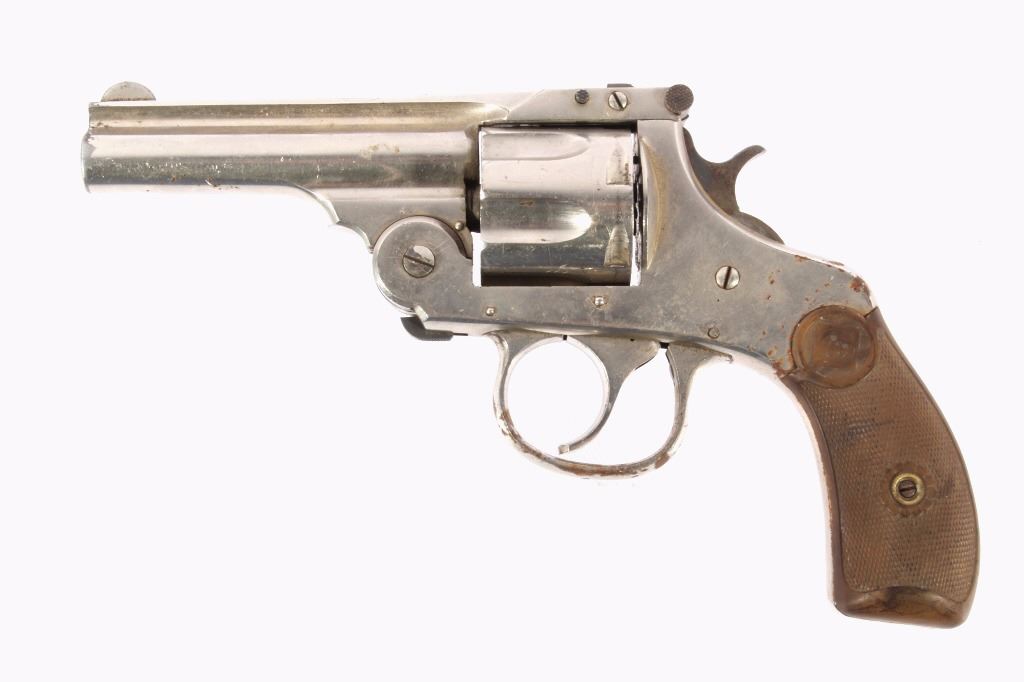 H&R Nickel Top Break 6 Shot 32 Cal Revolver