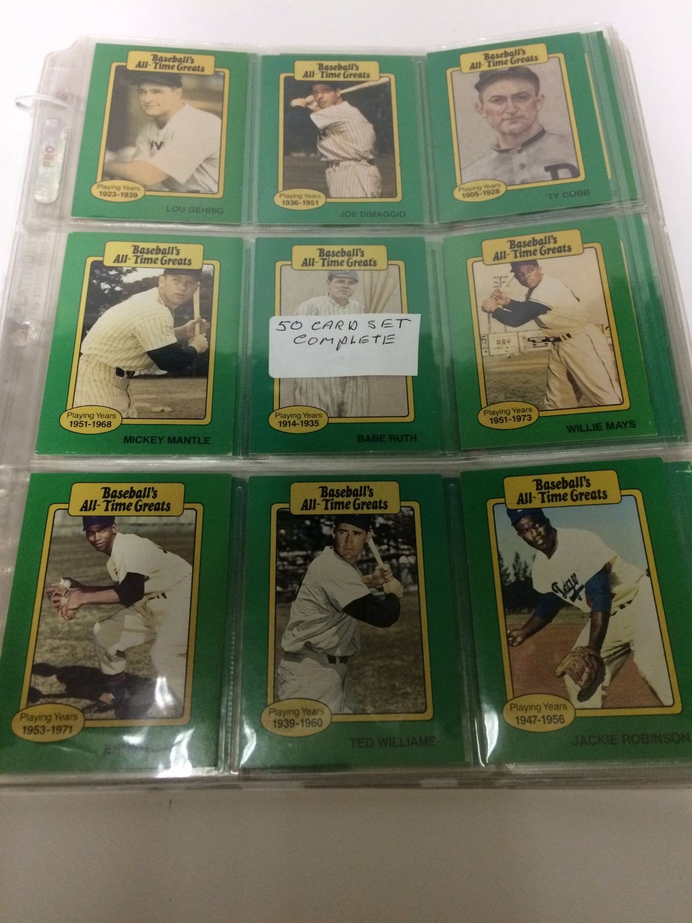 1989 DONRUSS BASEBALL COMPLETE INCLUDES GRIFFEY JR ROOKIE (BONUS CARDS ...