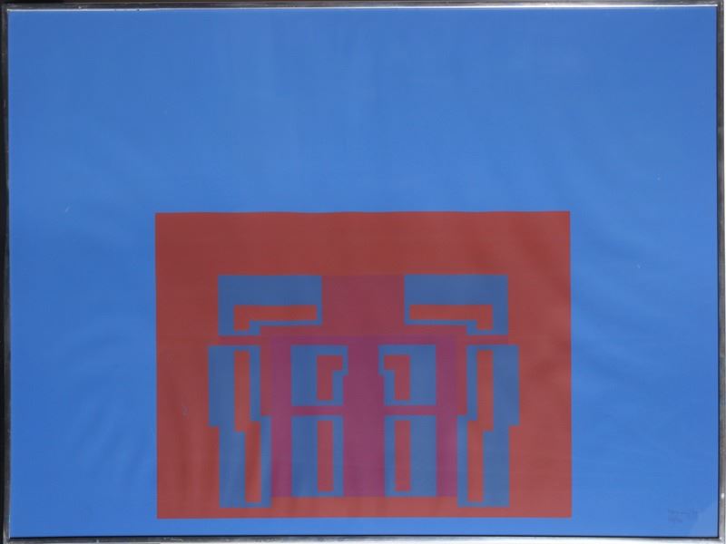 Robyn Denny, The Paramount Suite (Blue), Screenprint