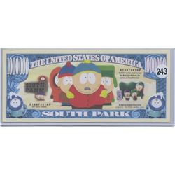 South Park Cartman One Million Dollar Novelty Note