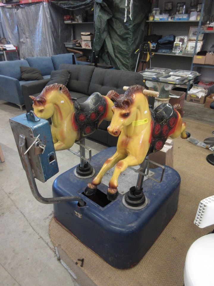 1960s Coin Operated Children's Horse Ride
