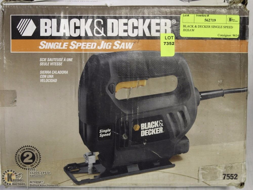 BLACK & DECKER SINGLE SPEED JIGSAW