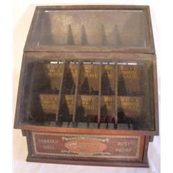BOYE NEEDLE CO. DISPLAY CASE
