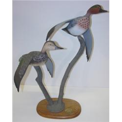 WILLIAM VEASEY DUCKS UNLIMITED DECOY CARVING