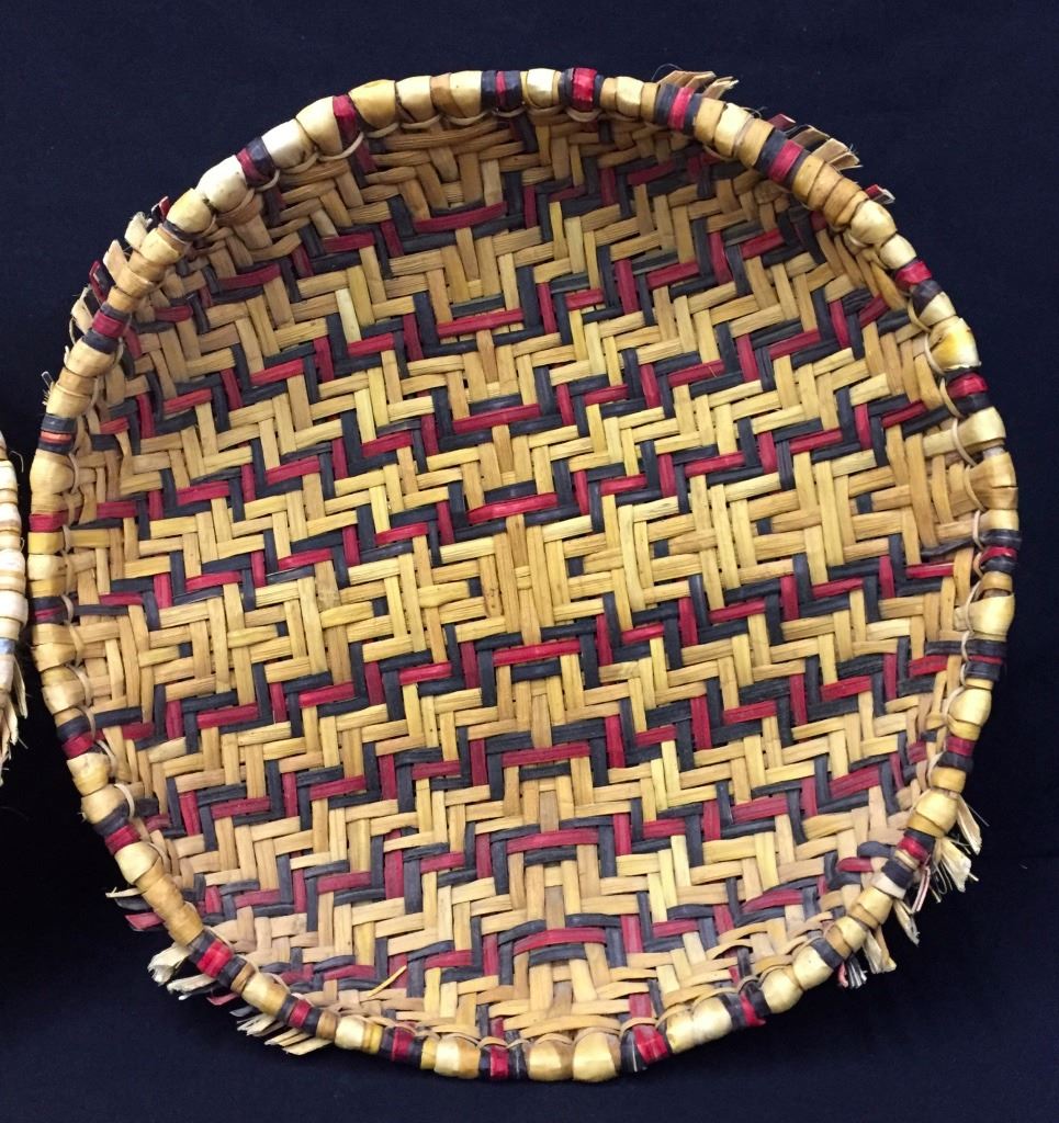 Pair of Vintage Hopi Sifter Baskets