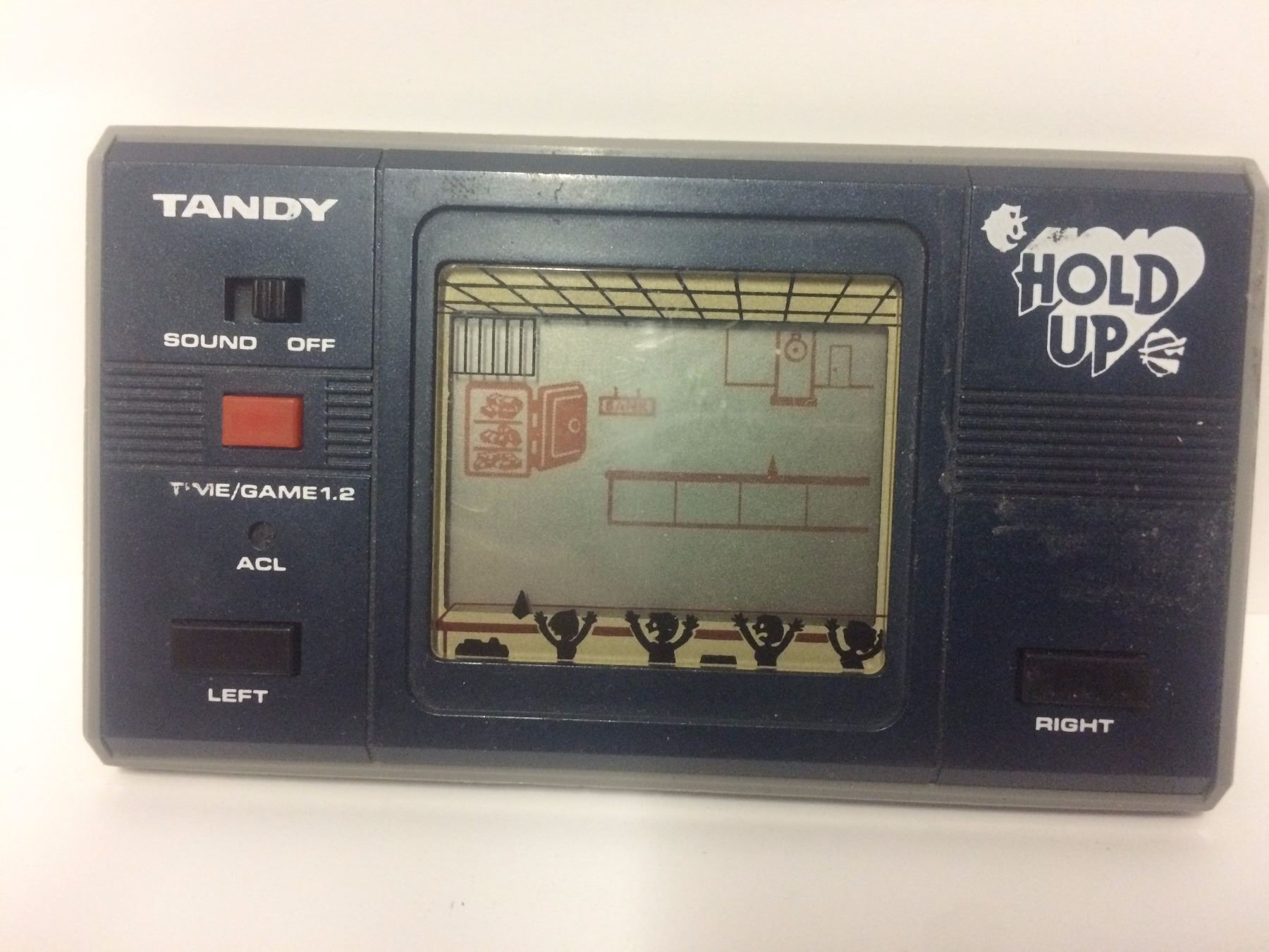 1982 TANDY HOLD UP HANDHELD LCD GAME