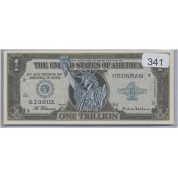 United States one Trillion Dollar Note