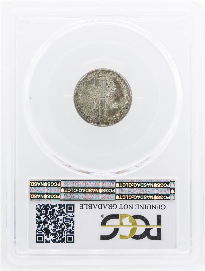 1916-D Mercury Dime Coin PCGS Genuine Unc Details