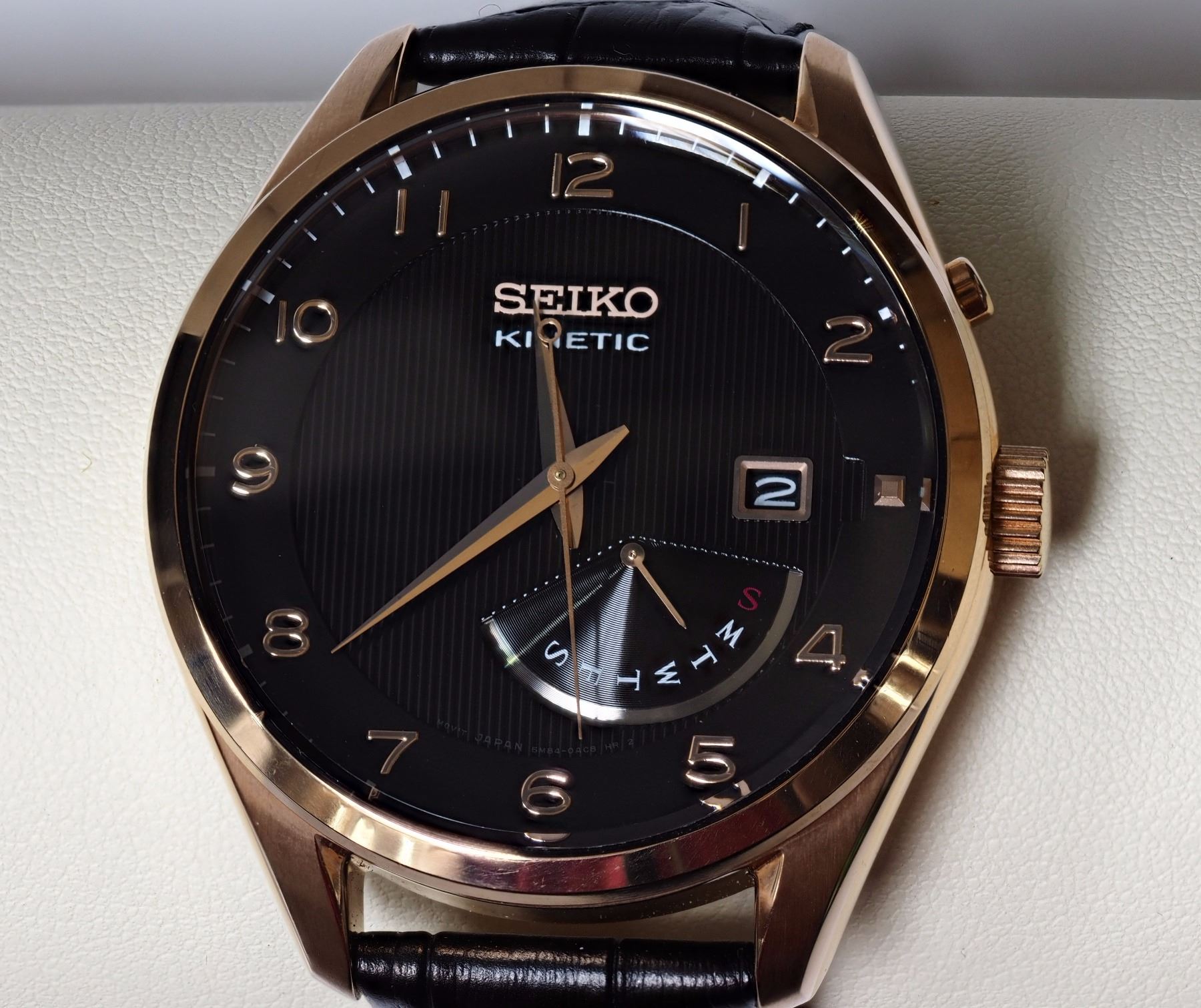 #14-SEIKO KINETIC STAINLESS STEEL CHRONOGRAPH