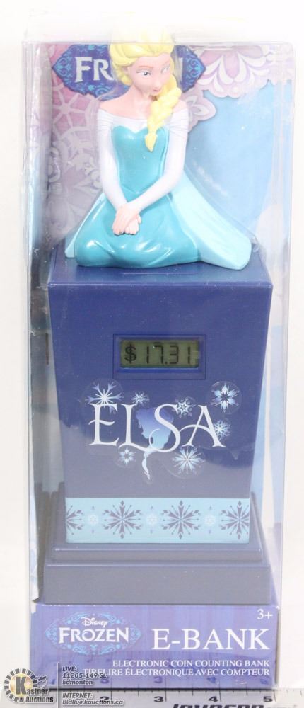 NEW FROZEN ELSA ELECTRONIC COIN COUNTING
