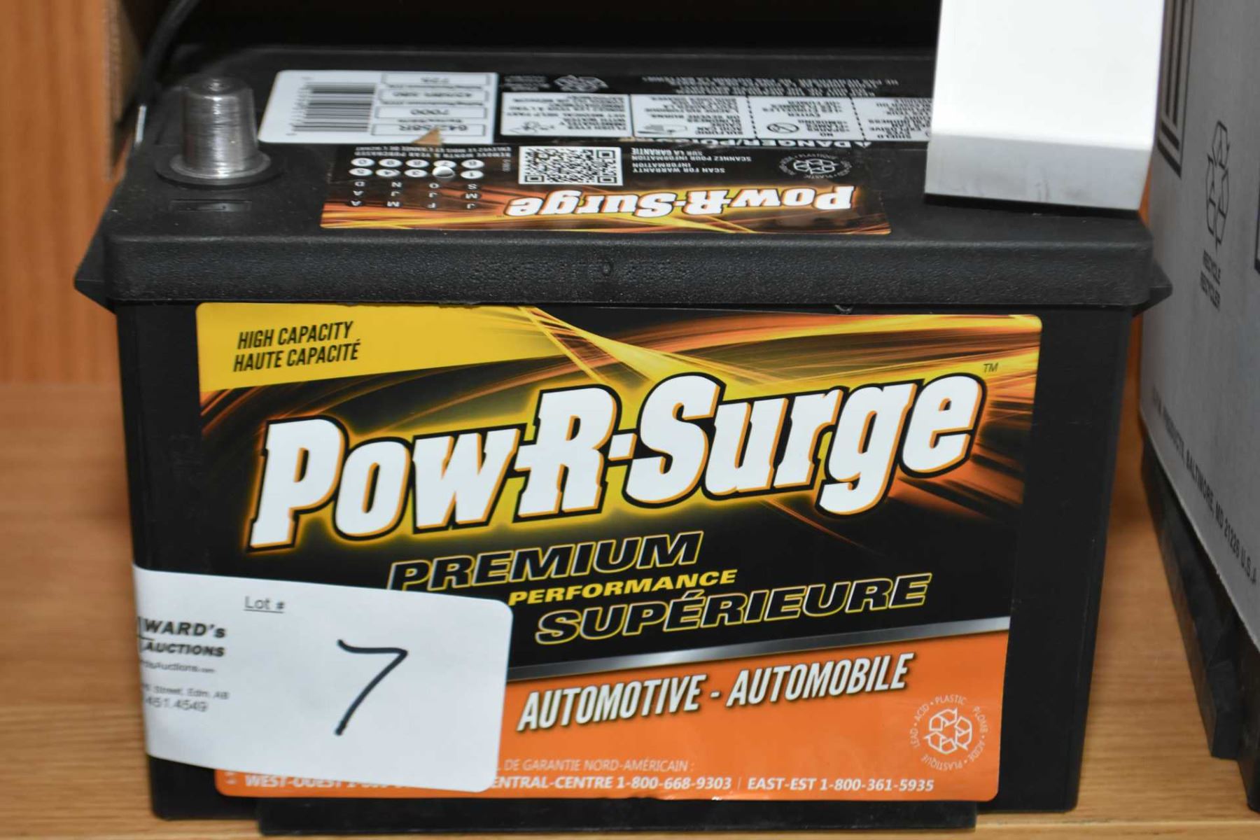 Brand new Pow-R-Surge Premium Perfomance, series 7000, 725CA battery ...
