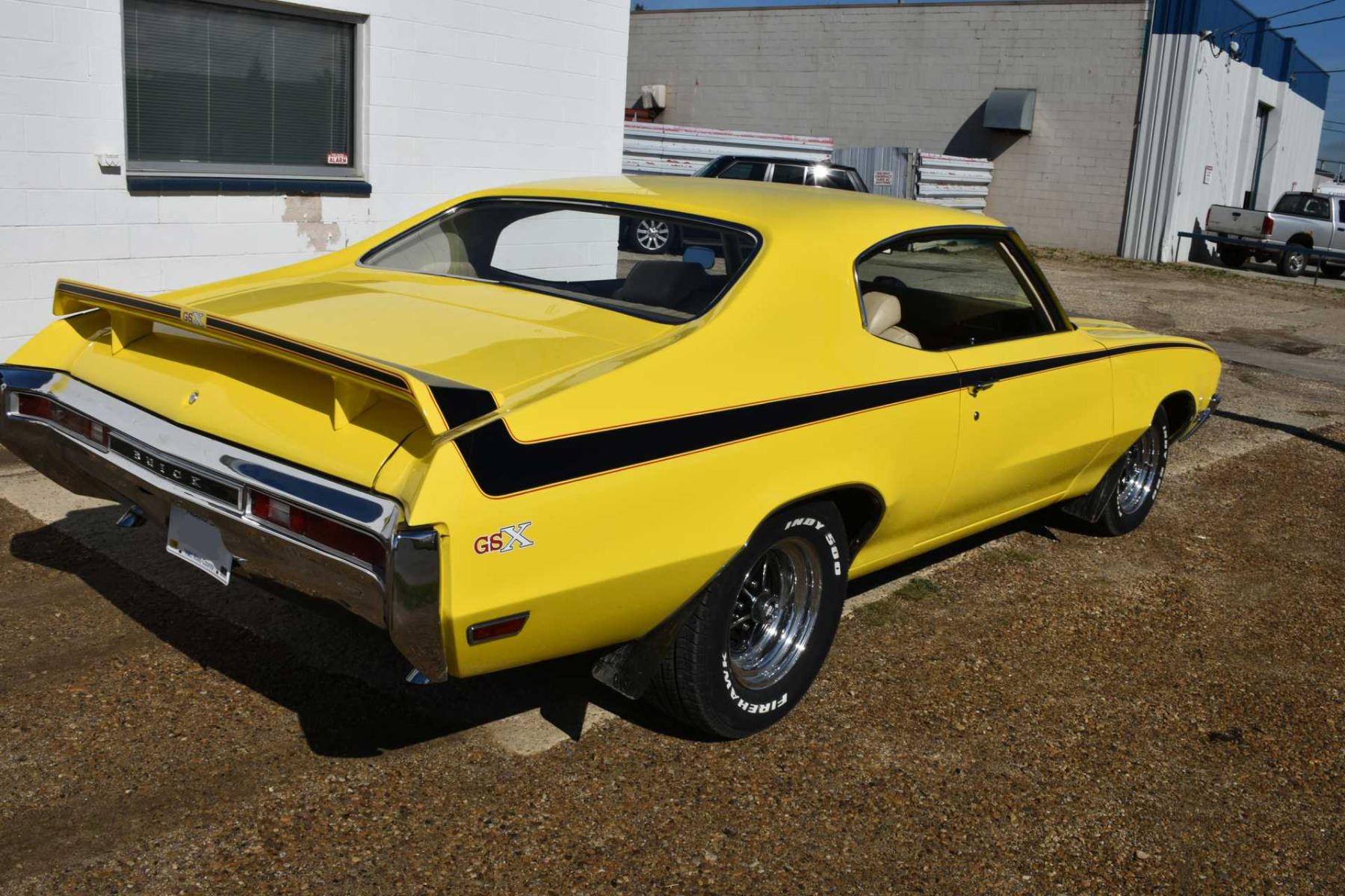 Beautifully restored saturn yellow "1970 Buick GSX Tribute car" from a ...