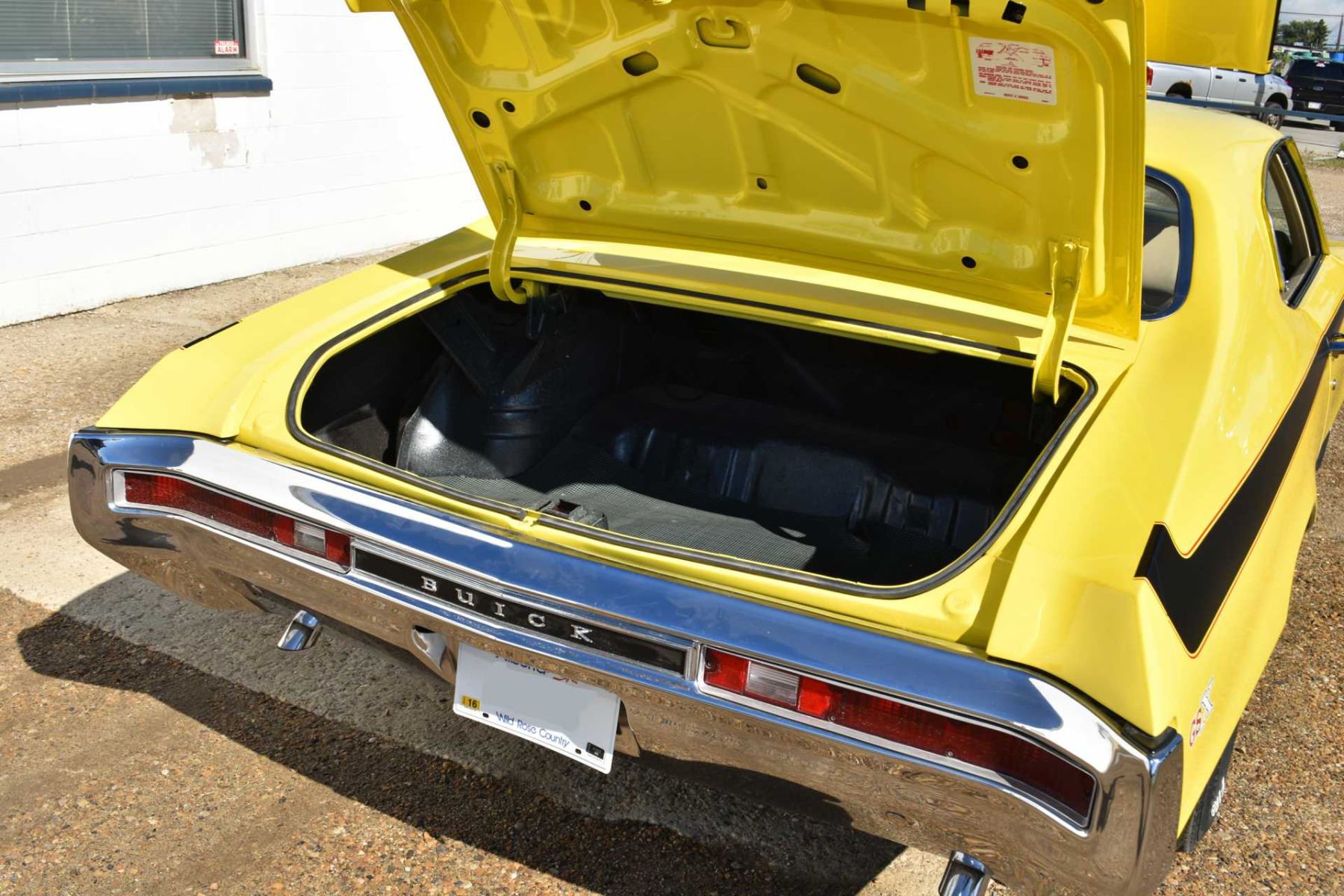Beautifully restored saturn yellow "1970 Buick GSX Tribute car" from a ...