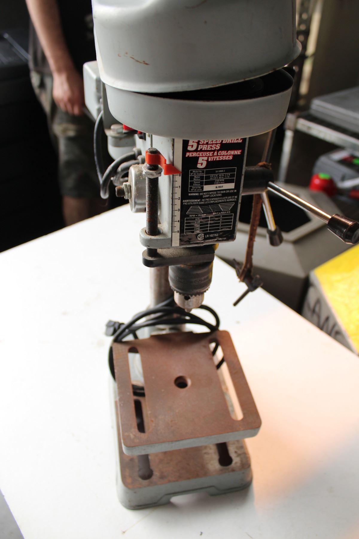 CANADIAN TIRE 5 SPEED DRILL PRESS canadian-tire-5-speed-drill-press