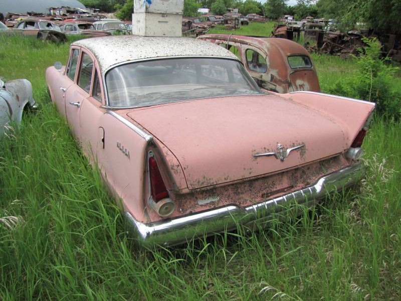 1957 Pink Plymouth 4 Door