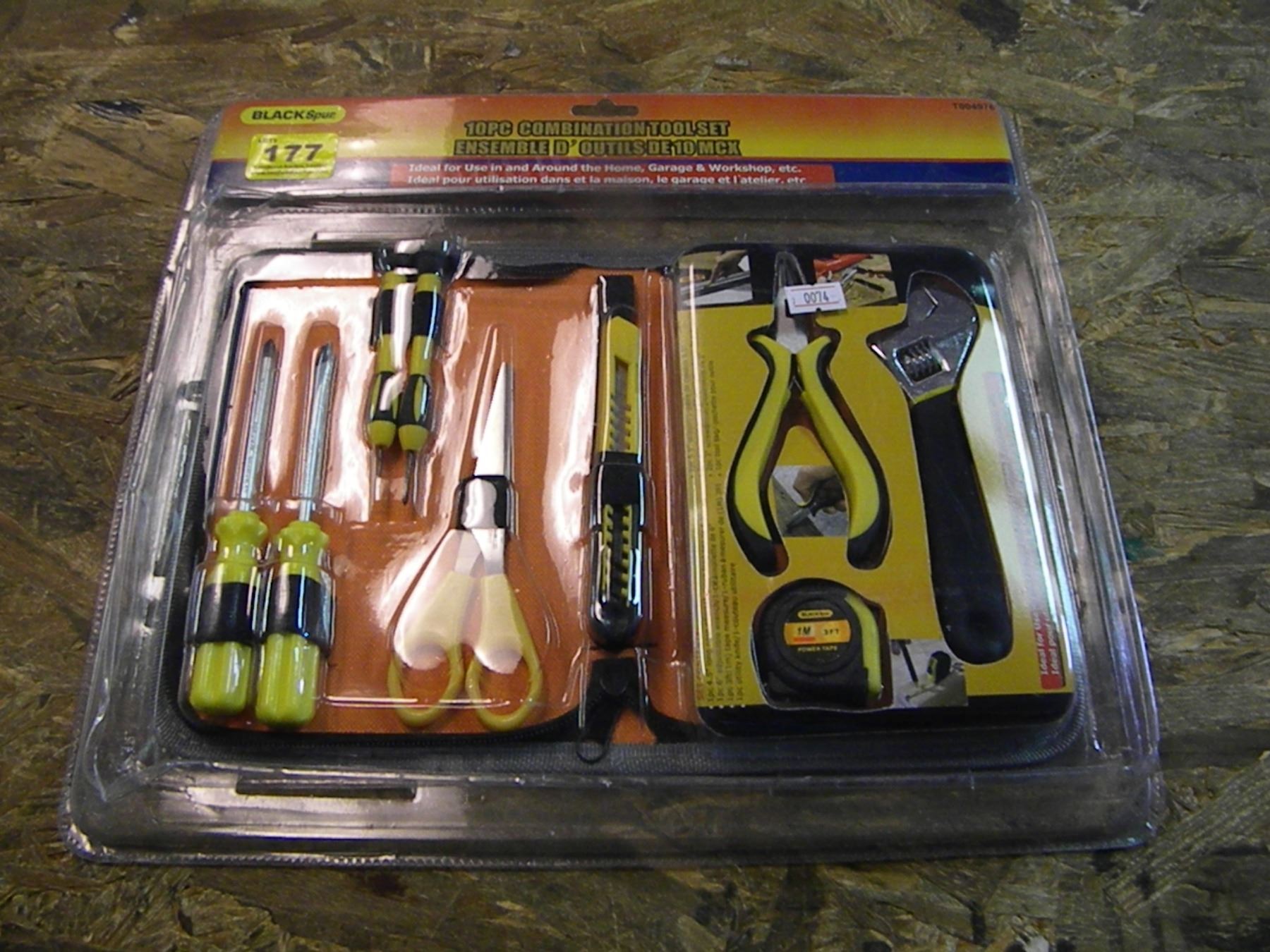 10 PIECE COMBINATION TOOL SET