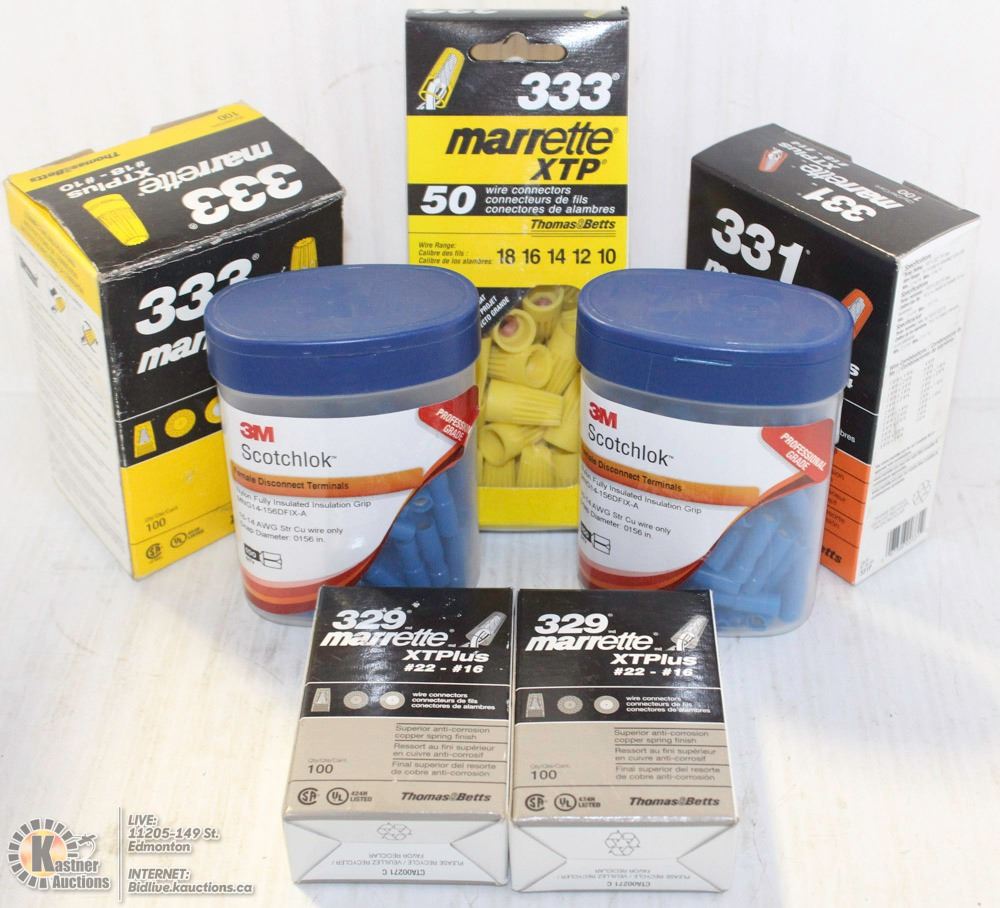 SMALL LOT OF MARETTE'S AND CRIMP TERMINATION