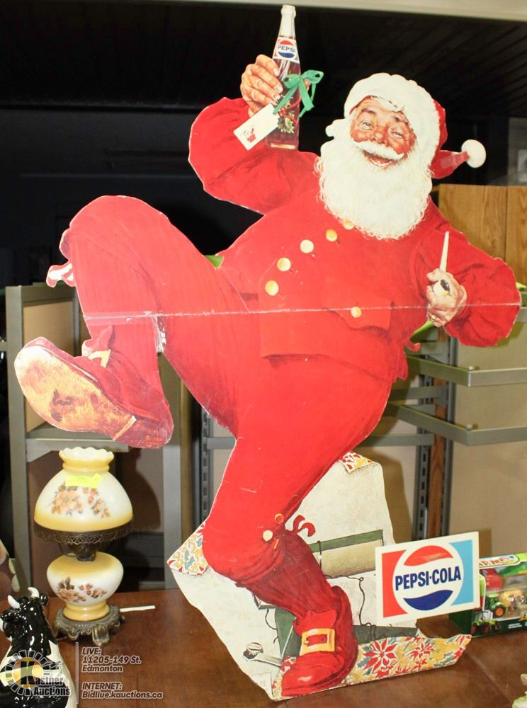 1960S PEPSI STORE DISPLAY SANTA